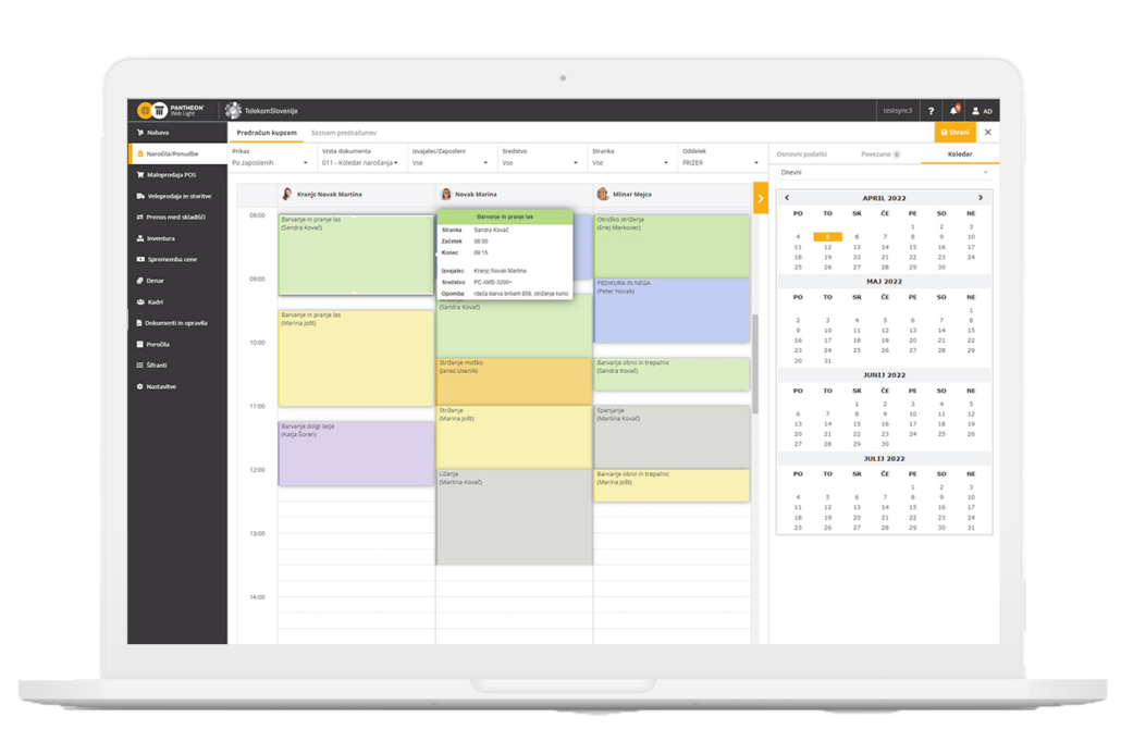 Online poslovni program - PANTHEON Web - Datalab